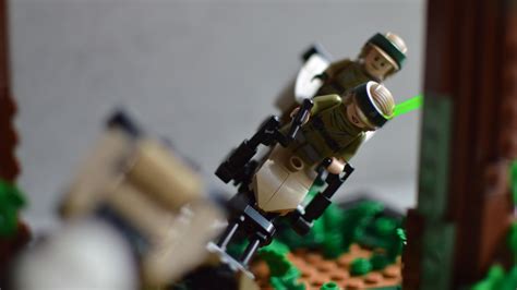 Lego Star Wars Endor Speeder Chase Diorama Review Space
