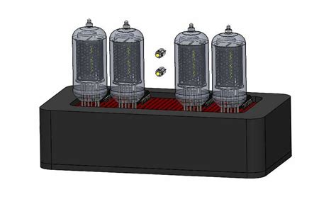 Free 3d File Classic Arduino Nixie Clock 🕰️ ・3d Printer Design To