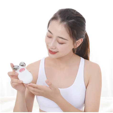 Face Lifting Microcurrent Roller Massager Skin Tig Vicedeal