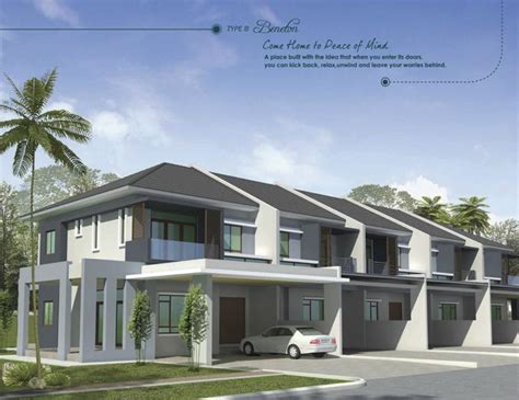 Double Storey Terrace House Design