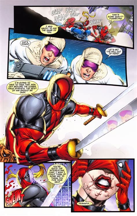 Deadpool And Lady Deadpool Comic Book Excerpt Media Chomp