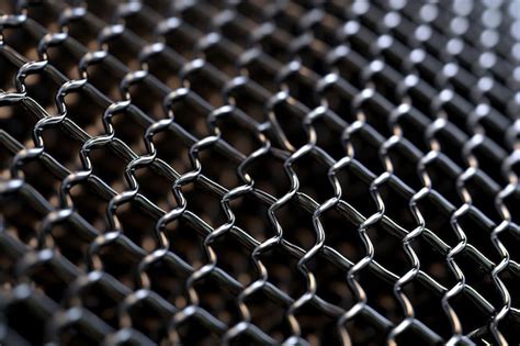Premium Photo Wire Mesh Fence Texture