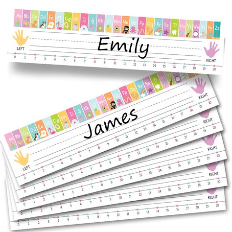 Desk Name Tags For Classroom 25 Student Name Plates For