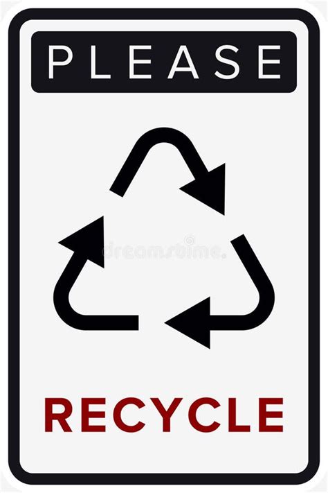 Recycling Symbol Packaging Symbol Sign And Label Indicating That The