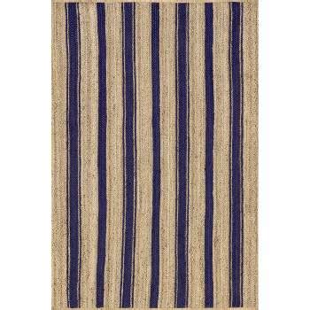 Lauren Liess X Rugs Usa Bergamot Striped Cotton Indoor Area Rug 8 X