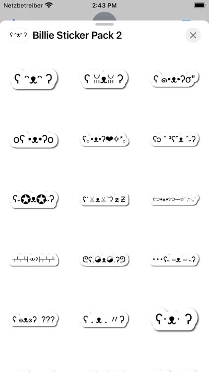 Billie Sticker Pack 2 By Suksan Voss