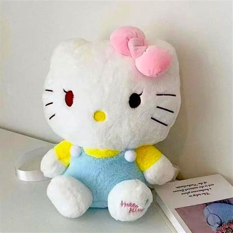 Hello Kitty Accessories Hello Kitty Sanrio Kawaii Adorable Cute Plush Stuffie Mini Backpack