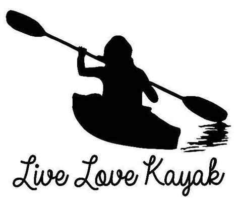 Kayak Vinyl Decal Sticker Etsy Kayaking Vinyl Decal Stickers