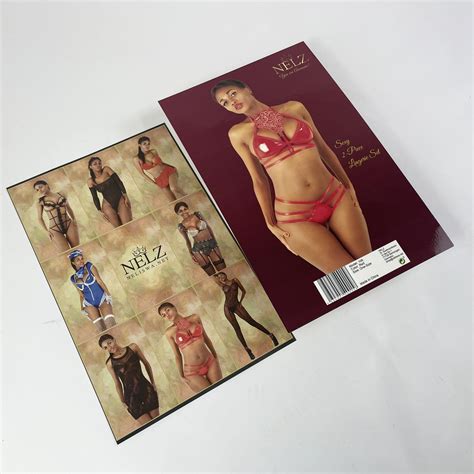 Custom Sexy Lingerie Product Card With Model Image