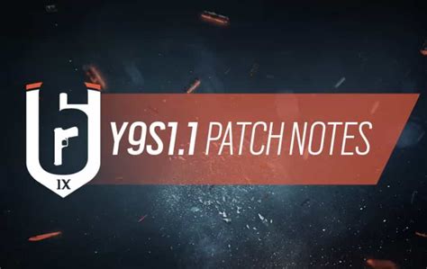 Rainbow Six Siege Update 271 Patch Notes R6 Y9s1