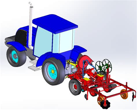 Technical Equipment Undergoing Structural Analysis Coupled To The Tractor Download Scientific