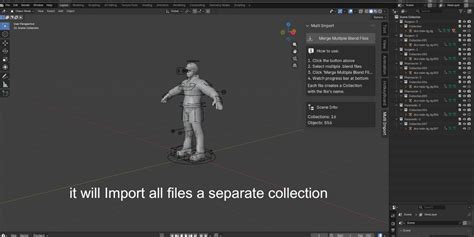 Multi Blend File Merger Merge Multiple Blend Files In Seconds