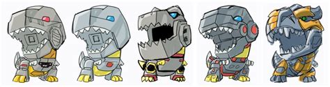 We Grimlocks Cute By Kevinraganit On Deviantart Chibi Transformers