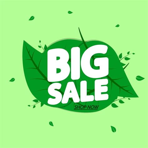 Premium Vector Big Sale Poster Design Template