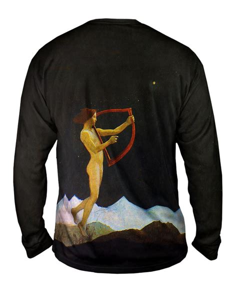 Sascha Schneider Moon Night 1906 Mens Long Sleeve Yizzam