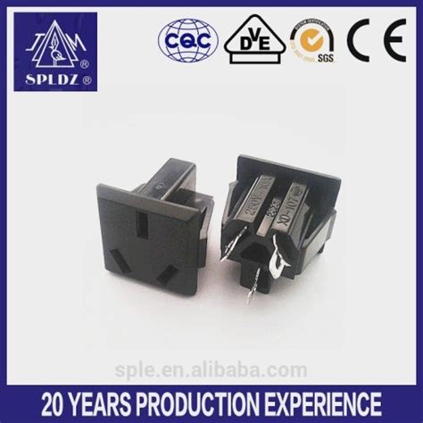 3 Pin Female Ac Power Socket High Quality 3 Pin Female Ac Power Socket