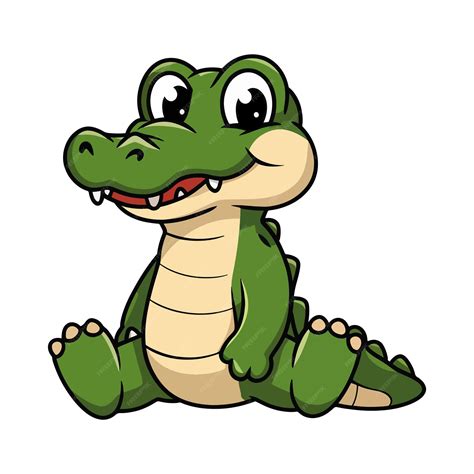 Premium Vector Alligator Clipart