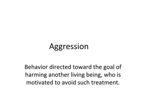 Aggression And Assertion Ppt