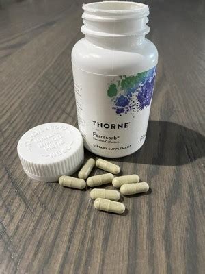 Thorne Ferrasorb - 36 Mg Iron With Essential Nutrients - Complete Blood ...