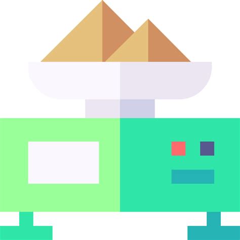 Food Scale Basic Straight Flat Icon