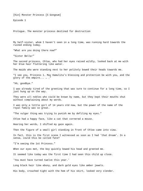 Monster Princess 1 187 Pdf