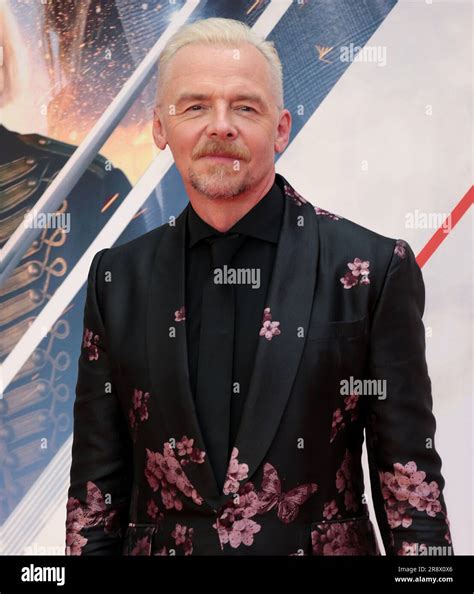 Jun 22 2023 London England Uk Simon Pegg Attending Mission