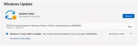 Updating To Windows 11 24h2 Failed Microsoft Qanda