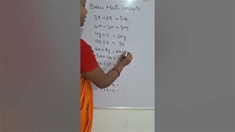 Basic Math Concept Maths Mathstricks Youtube