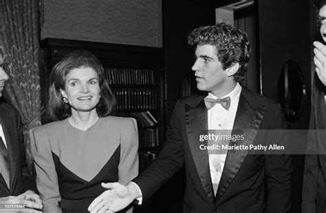 Jacqueline Kennedy Onassis And Her Son John F Kennedy Jr Socialize