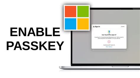 How To Enable Passkey In Microsoft Account Youtube
