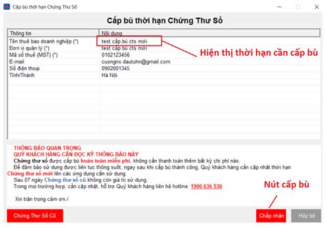 Cấp Bù Thời Hạn Chứng Thư Số Ncca Miễn Phí Doanh Nghiệp