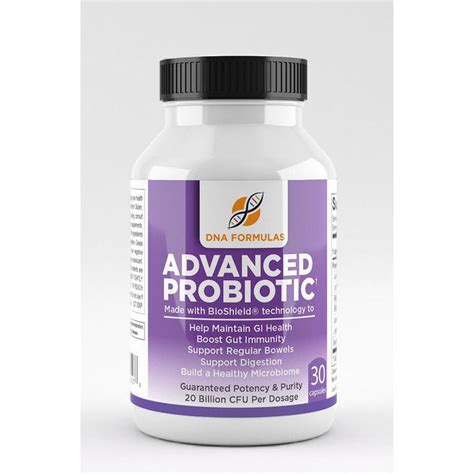 Dna Formulas Advanced Probiotics 30 Capsules Potency Guaranteed Un