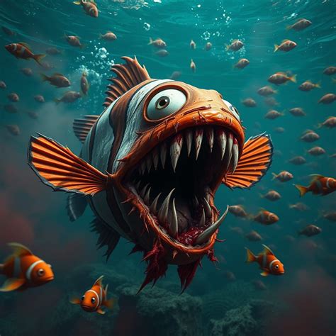 A Colorful Ultra Realistic Surreal Image Of Nemo Ai Art