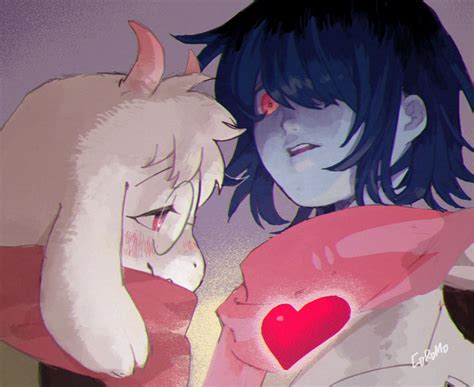 Kris And Ralsei Deltarune Drawn By Corogarucoromo Danbooru