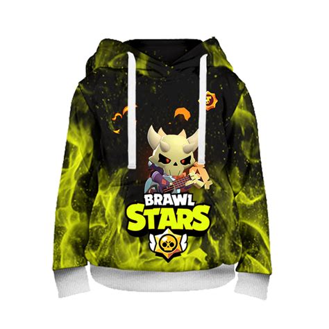 Sudadera Con Capucha De Brawl Stars Poseído Poco Brawl Stars