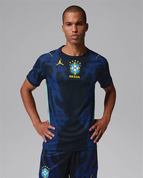 Brazil National Team 2026 Match Away Mens Nike Aero Fit Football Shirt