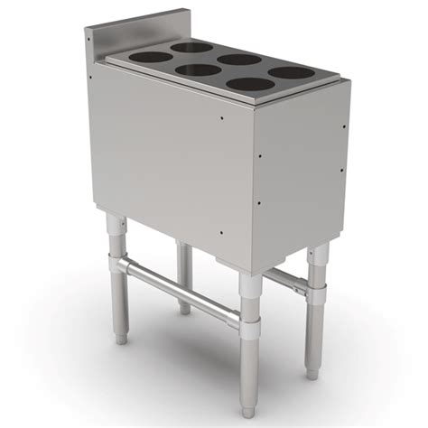 John Boos Ubib 2112 X Slim Line Underbar Ice Bin Unit Ss