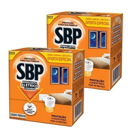 Kit 2 Sbp 45 Noites Aparelho Repelente Liquido Tomada Shopee Brasil