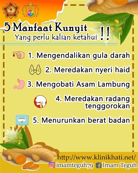 Manfaat Kunyit Obat Herbal Kunyit Kesehatan