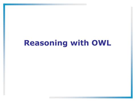 Ppt Reasoning With Expressive Description Logics Powerpoint