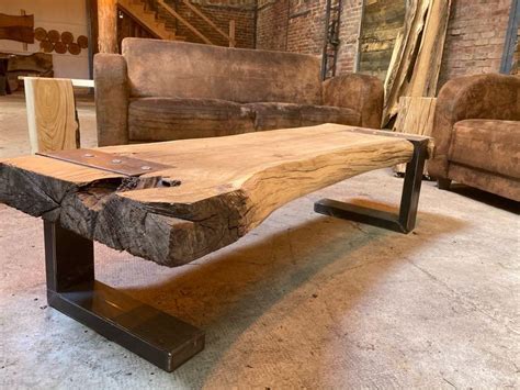 Table Basse En Chêne “suspendue” Bois Brutfr