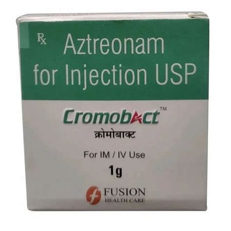 Cromobact 1 Gm Injection At Rs 390 Piece एज़ट्रीओनेम इंजेक्शन In New Delhi Id 23989742873