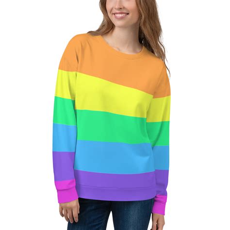 Mabel Rainbow Stripes Gravity Falls Unisex Sweatshirt For Sale