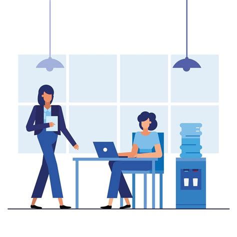 Women Working In Office Clipart Images