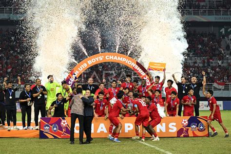 Indonesia Juara Piala Aff U 19 Antara Foto