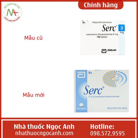 Thuốc Serc 8mg Abbott Là Thuốc Gì Mua ở đâu Giá Bao Nhiêu