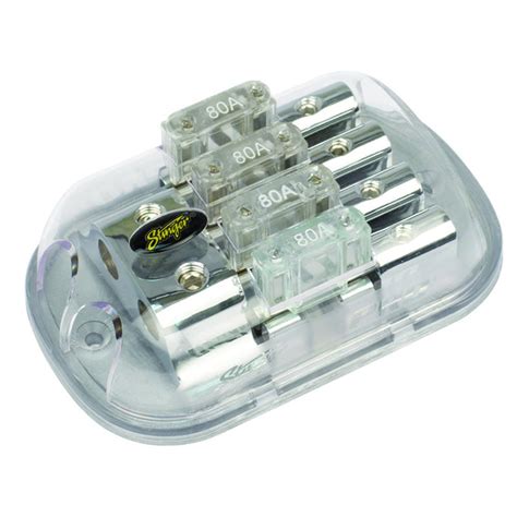 Stinger Spd5625 Pro Series Maxi Fused Power Distribution Block With Two