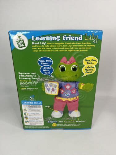 Leap Frog Learning Friend Lily Plush English Spanish Brand New In Box