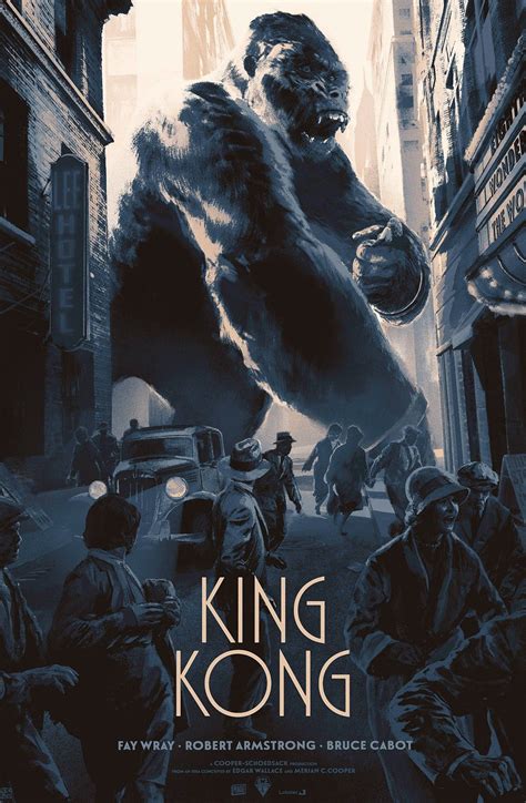 King Kong Movie Poster In Black And White Fotos De King Kong Planeta