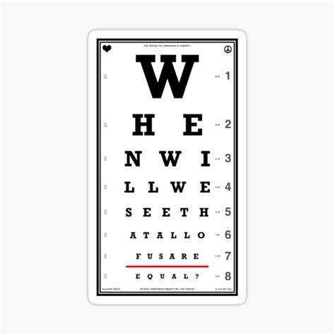 Compassion Chart Sticker By Mijumi Redbubble